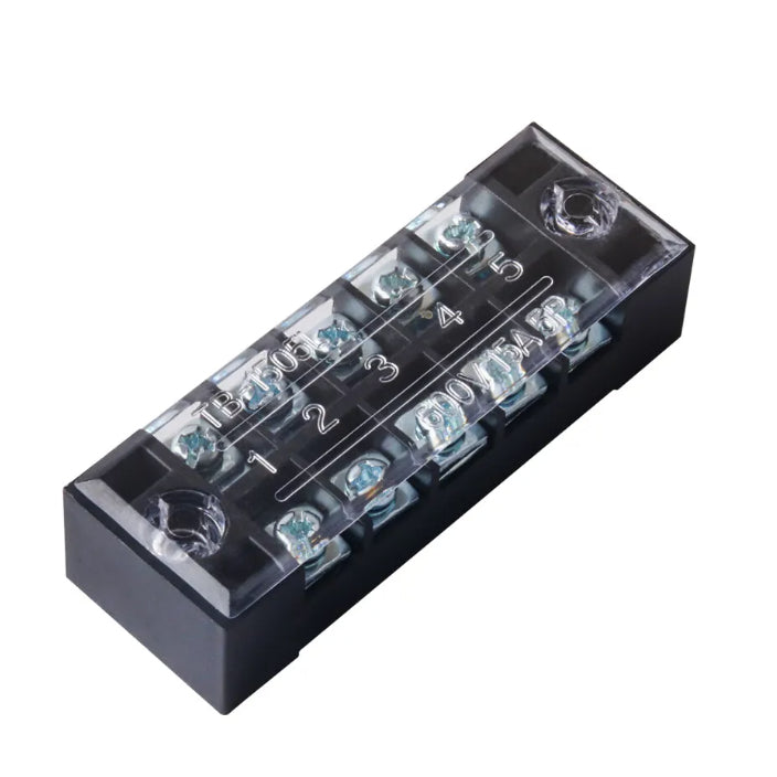 Terminal Block 600V 3 to 8 Slots 15A 25A Copper Molded Type Electrical ...