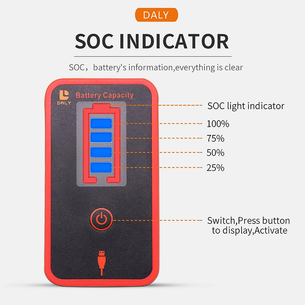 Power Central Daly Smart BMS Accessories UART RS485 to USB SOC indicat ...