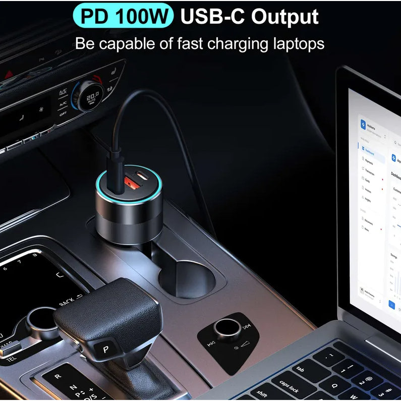 Choetech Fast Car charger MAX 130W USB C PD PPS 100W Power Delivery Ty ...