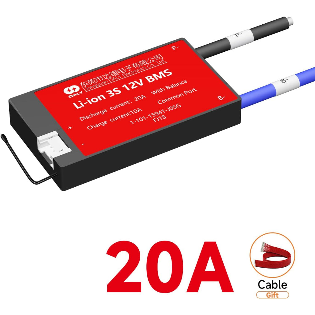 Powercentral BMS 3S to 6S 12V 24V 20A discharge 10A Charge manufacture ...