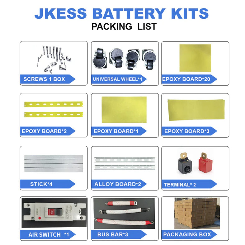 JK BMS 16S 48V 280AH 300AH Prismatic Battery Case JK Inverter BMS JKES ...